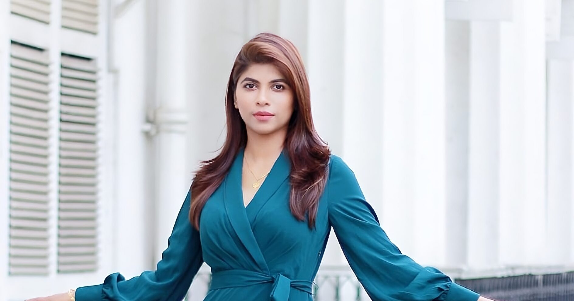 Deepika Aggarwal is making heads turned with her stunning green dress ...